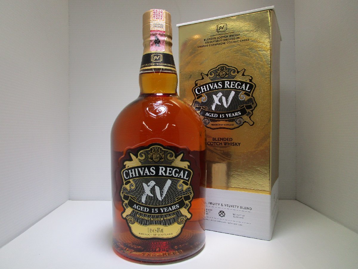 【目立った傷や汚れなし】シーバスリーガル 15年 1000ml/1L 40% CHIVAS REGAL ブレンデッド スコッチウイスキー 未開栓 古酒 箱付き/A31570の落札情報詳細 ...