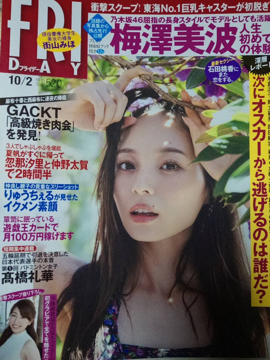 【傷や汚れあり】FLASH/フラッシュ 2020年10月2日号 NO.40 梅澤美波12p石田桃香4p街山みほ8pくりえみ4p杉本佳代7p早瀬あや4p日向撮2p の落札情報詳細| ヤフオク落札 ...