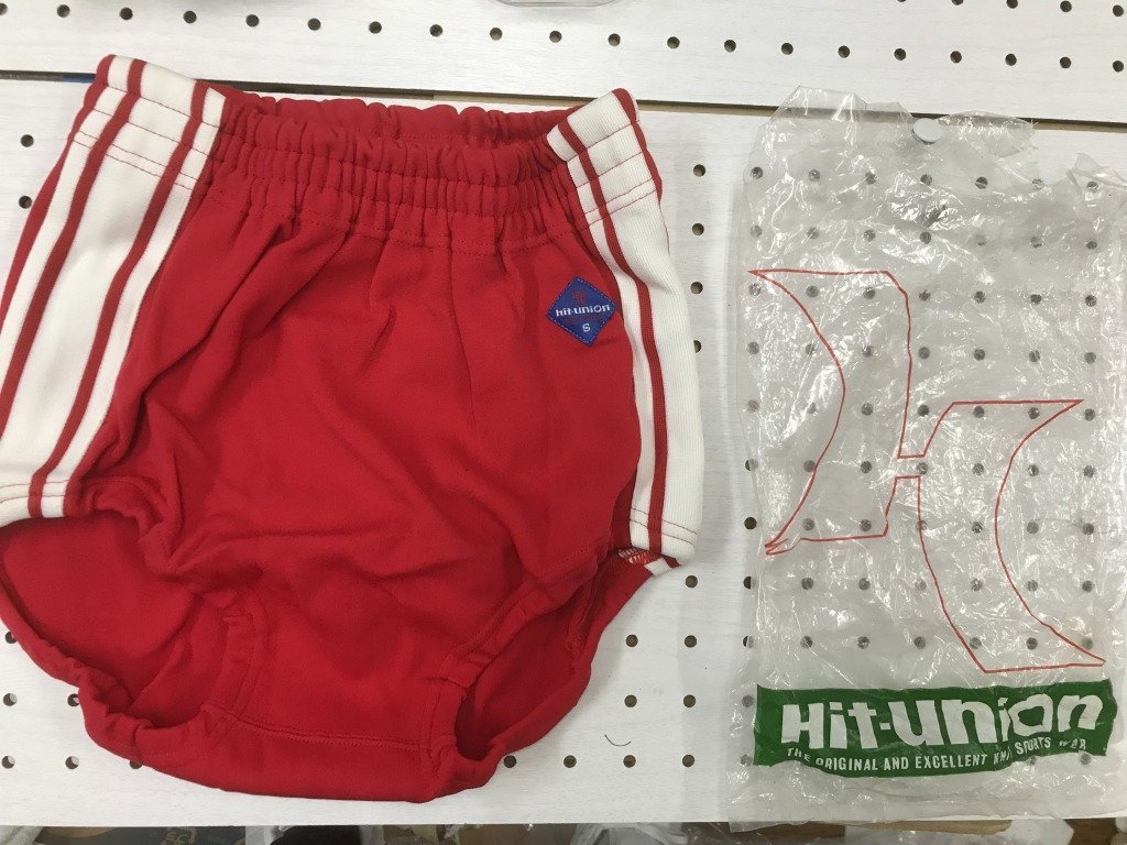 【未使用】★ 【希少】 当時物 【新品】 HIT-UNION ヒットユニオン レオナ66 赤 サイズS ブルマ 体操服 スポーツ 部活 体育 ...