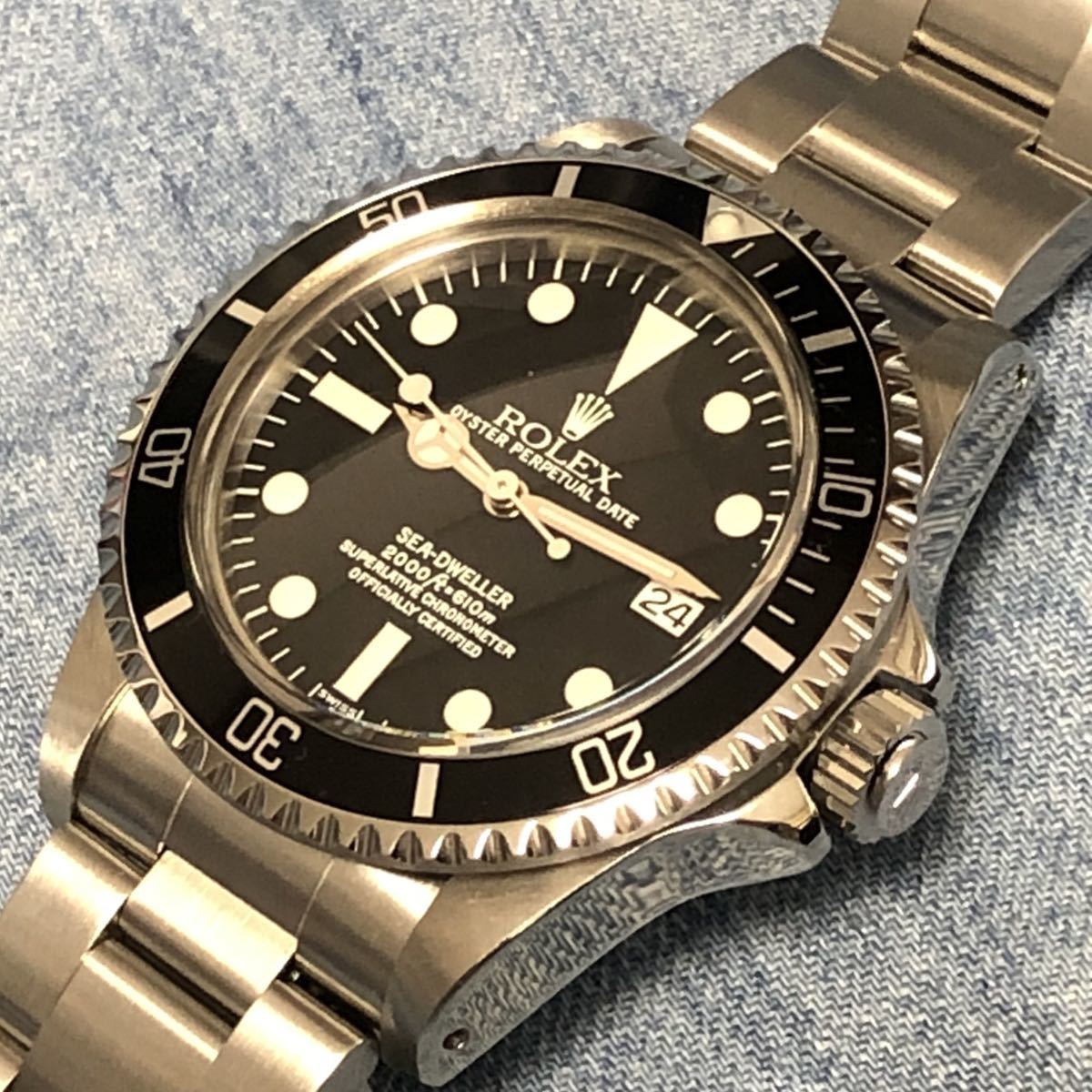 【目立った傷や汚れなし】極上品 ロレックス ROLEX 初代シードゥエラー Ref.1665 アンティーク ヴィンテージ 2020年正規修理 黒文字盤の落札情報詳細 - ヤフオク落札価格検索 ...