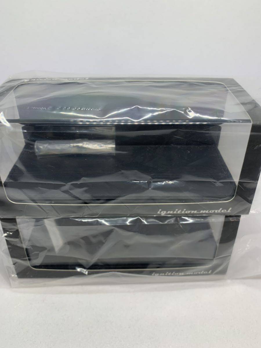 【全体的に状態が悪い】[訳あり品2個セット] IG2026 1/43 scale Display case (Leather base ...