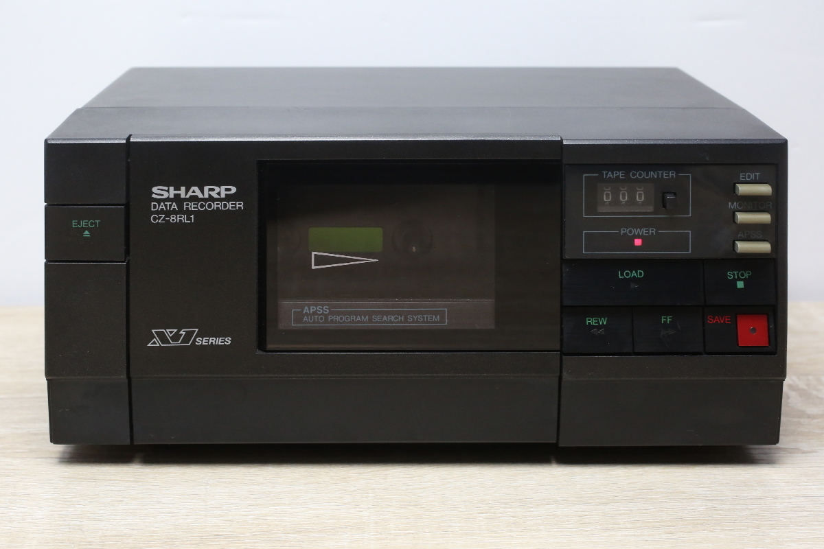 【傷や汚れあり】SHARP X1シリーズ CZ-8RL1 カセットテープ データレコーダー カセットデッキ ジャンク扱いの落札情報詳細 - ヤフオク落札価格情報 オークフリー