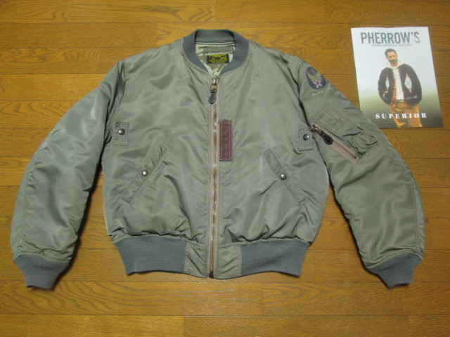 【やや傷や汚れあり】PHERROW’S フェローズ PHERROWS フライトジャケット MA-1 ジャケット MA1 S の落札情報詳細 - ヤフオク落札価格検索 オークフリー