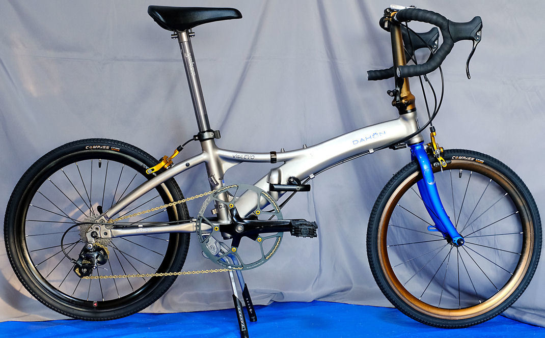 DAHON route 2019年モデル ピュアシルバー 20インチ 折りたたみ自転車 の落札情報詳細| ヤフオク落札価格情報 オークフリー