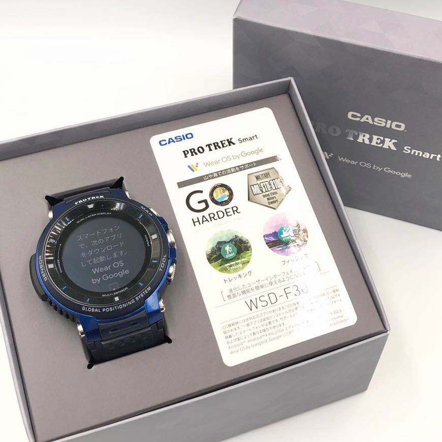 【傷や汚れあり】G1.11MO-G1★CASIO PROTREK Smart★カシオ/プロトレックスマート/スマートウォッチ/WSD-F30 ...