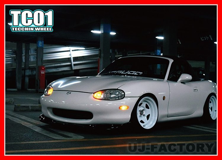 【未使用】【CLS TC01】★17inch 9.0J（9J × 17インチ) PCD100/5H inset＋25★迫力の段付ディープリム ...