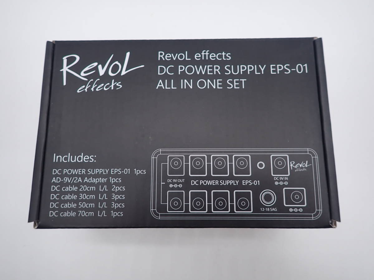 【未使用】ha0114/04/49 未使用 Revol effects レヴォル エフェクツ パワーサプライ DC POWER SUPPLY SET EPS-01SET の落札情報詳細 ...
