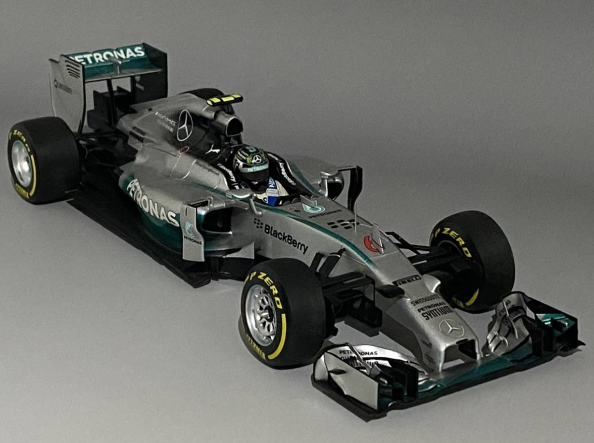 【やや傷や汚れあり】PMA 1/18 Mercedes AMG Petronas W05 Hybrid Nico Rosberg #6 2位 ...