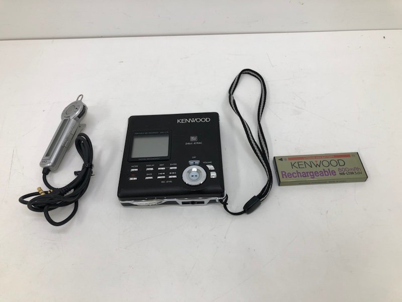 【やや傷や汚れあり】230125sk200068 【ジャンク】ケンウッド Kenwood ポータブルmdプレイヤー Dmc L7r Md