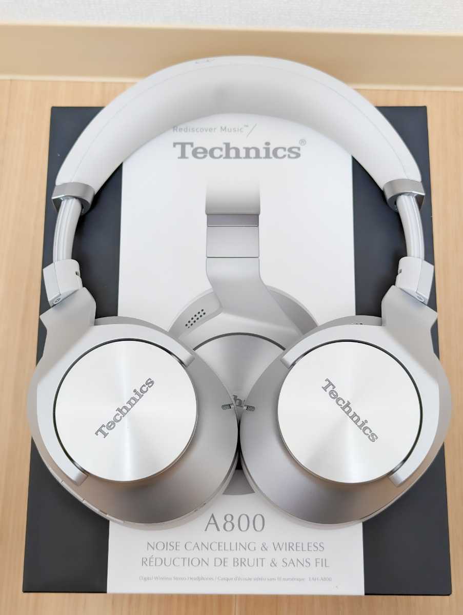 【やや傷や汚れあり】【日本未発売】テクニクス Technics EAH-A800 シルバー (ヘッドホン/ワイヤレス/ノイズキャンセリング ...