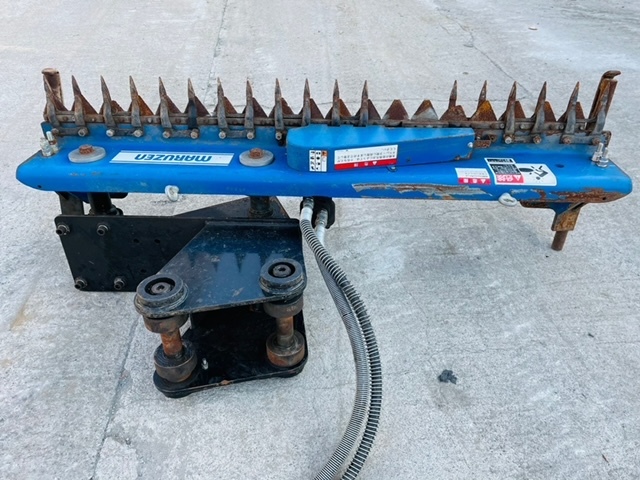 【傷や汚れあり】静岡県 富士宮市より 下取りも可♪ 丸善工業 搭載型油圧草刈機 ユンボ 油圧ショベル アタッチメント草刈機 バリカン MARUZENの落札情報詳細 - Yahoo!オークション ...