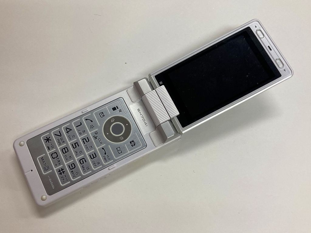 【中古】AA347 docomo FOMA SH704i ホワイトの落札情報詳細 - ヤフオク落札価格検索 オークフリー