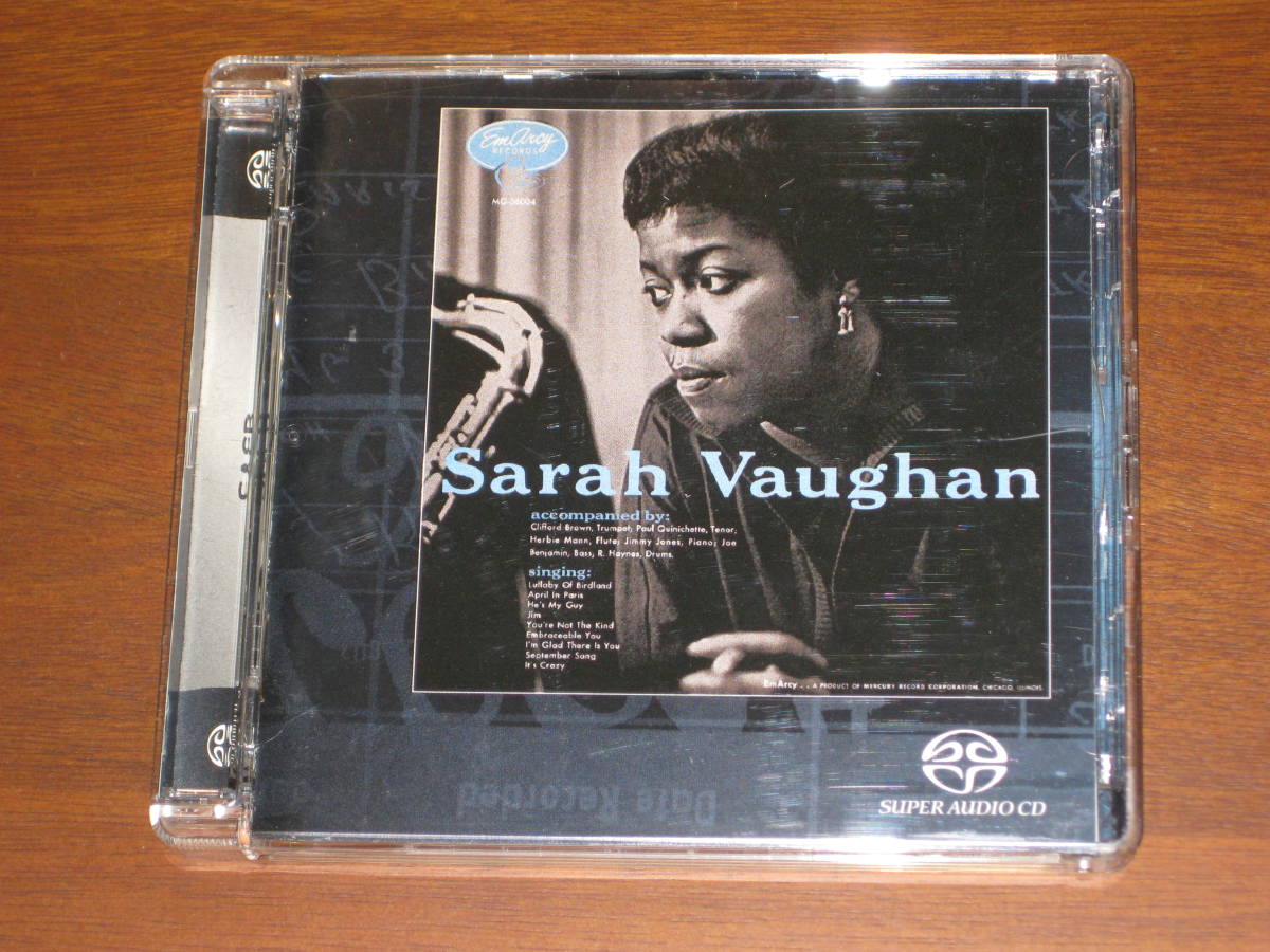 【目立った傷や汚れなし】SARAH VAUGHAN サラ・ヴォーン S/T 2003年発売 Verve社 Hybrid SACD 輸入盤の落札情報詳細 - Yahoo!オークション落札価格検索 ...