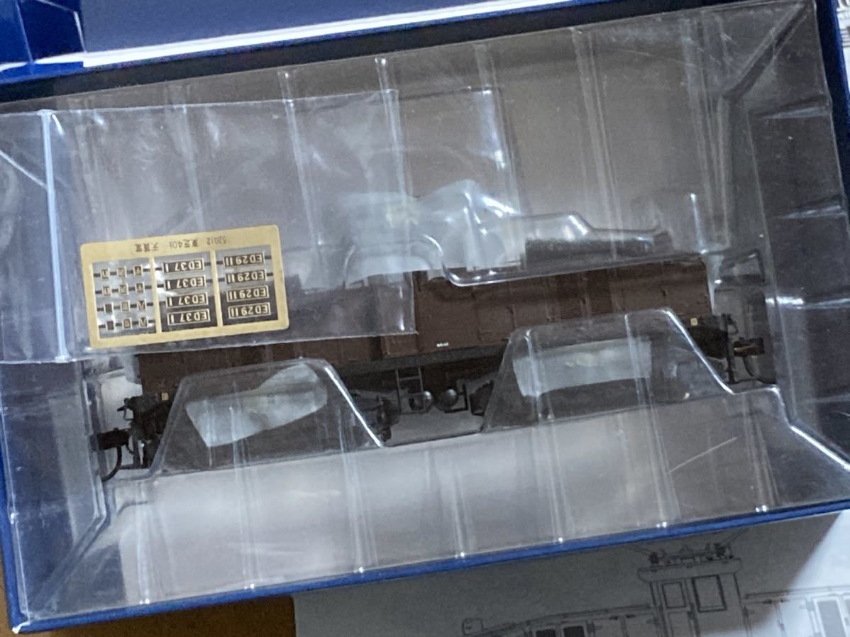 【未使用】天賞堂 Tenshodo 52012 東芝 40t 国鉄 ED29 11 ED37 1 鉄道模型 HOゲージ 52012 ゆうパック ...