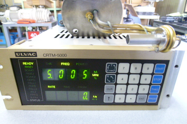【傷や汚れあり】中古動作品 ULVAC製 成膜コントローラ CRTM-5000 (S/N：1041) 水晶発振式成膜コントローラ用センサ 5MHz オシレータ付の落札情報詳細 - Yahoo ...