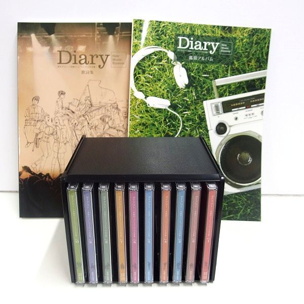 【やや傷や汚れあり】永遠のニューミュージック大全集～Diary～CD全10巻170曲 登場歌手127人(組) 鑑賞アルバム 全曲歌詞集 収納 ...