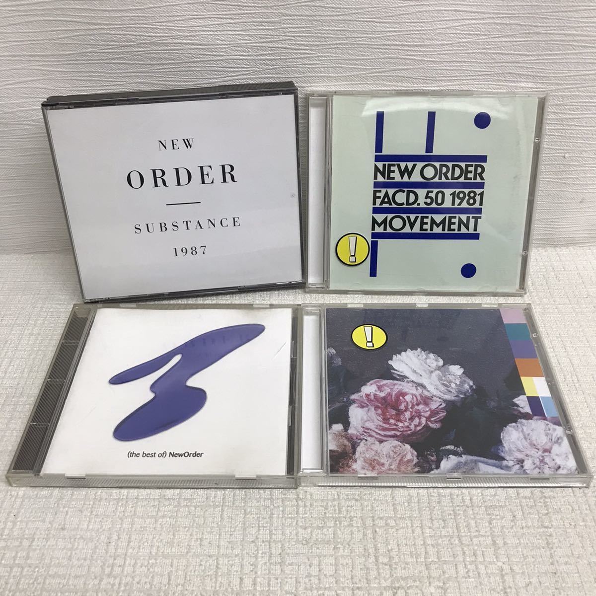 【やや傷や汚れあり】KY0209A NEW ORDER CD 4枚セット 輸入盤 EU 独/MOVEMENT/Power,Corruption ...