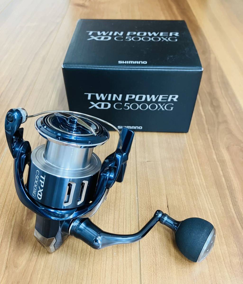 【やや傷や汚れあり】【中古美品!!】シマノ・'05 ツインパワー 1000PGS・小型スピニング[SHIMANO '05 TWINPOWER ...