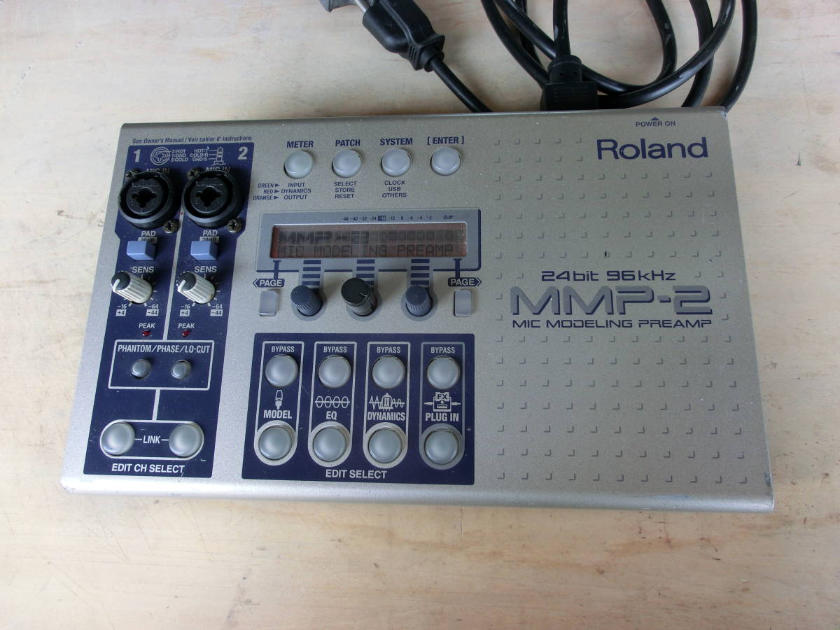 【傷や汚れあり】Roland MMP-2 マイクプリ チャンネルストリップの落札情報詳細 - ヤフオク落札価格情報 オークフリー