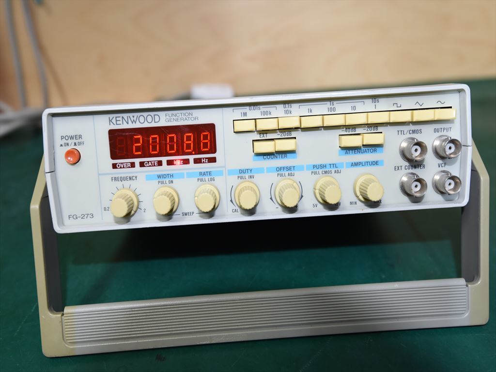 【やや傷や汚れあり】KENWOOD FG-273 FUNCTION GENERATOR 2MHzの落札情報詳細 - ヤフオク落札価格検索 オークフリー