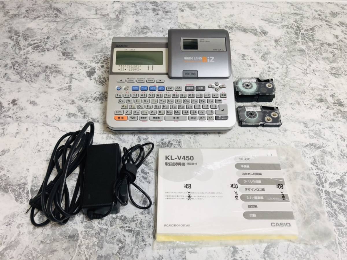 【傷や汚れあり】【casio NAME LAND KL-550】漢字ラベルライター テプラ 動作確認済み 中古品の落札情報詳細 - ヤフオク落札価格検索 オークフリー