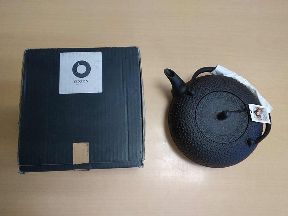 【やや傷や汚れあり】南部鉄器 鉄瓶 H-193 東雲亀甲 OIGEN 1L IH対応 100V/200V 盛栄堂の落札情報詳細 - ヤフオク落札価格検索 オークフリー
