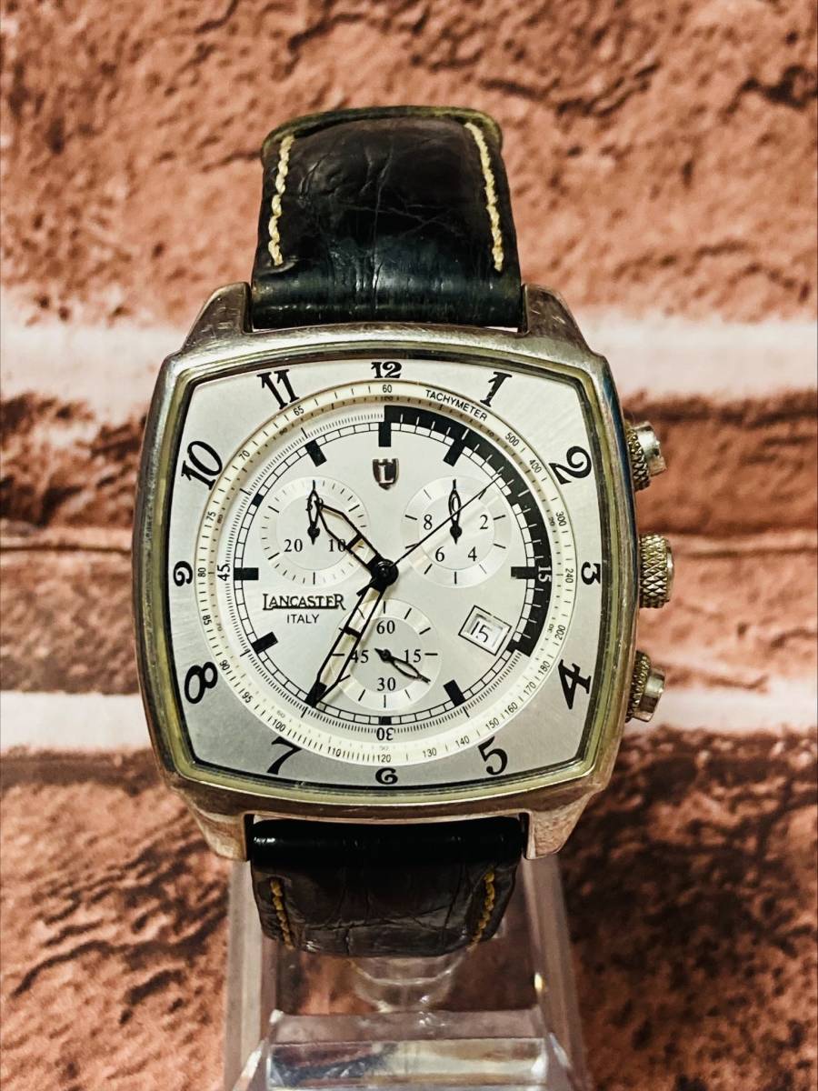 【やや傷や汚れあり】LANCASTER ITALY REF.0261 電池切れ 最低落札設定無しの落札情報詳細 - Yahoo!オークション ...