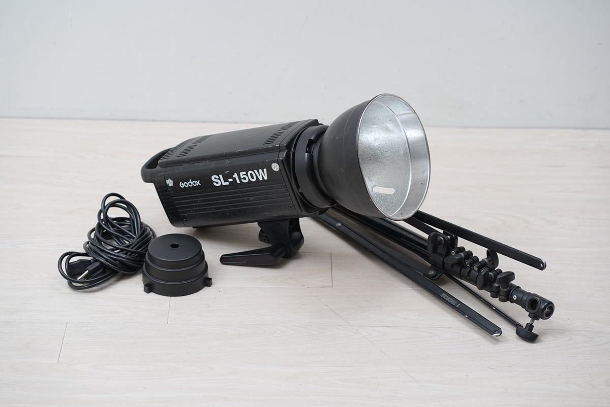 【傷や汚れあり】ゴドックス godox SL150 LEDライト 大光量！リフレクター・スタンド付き ビデオライト 即撮影できます！の落札情報 ...