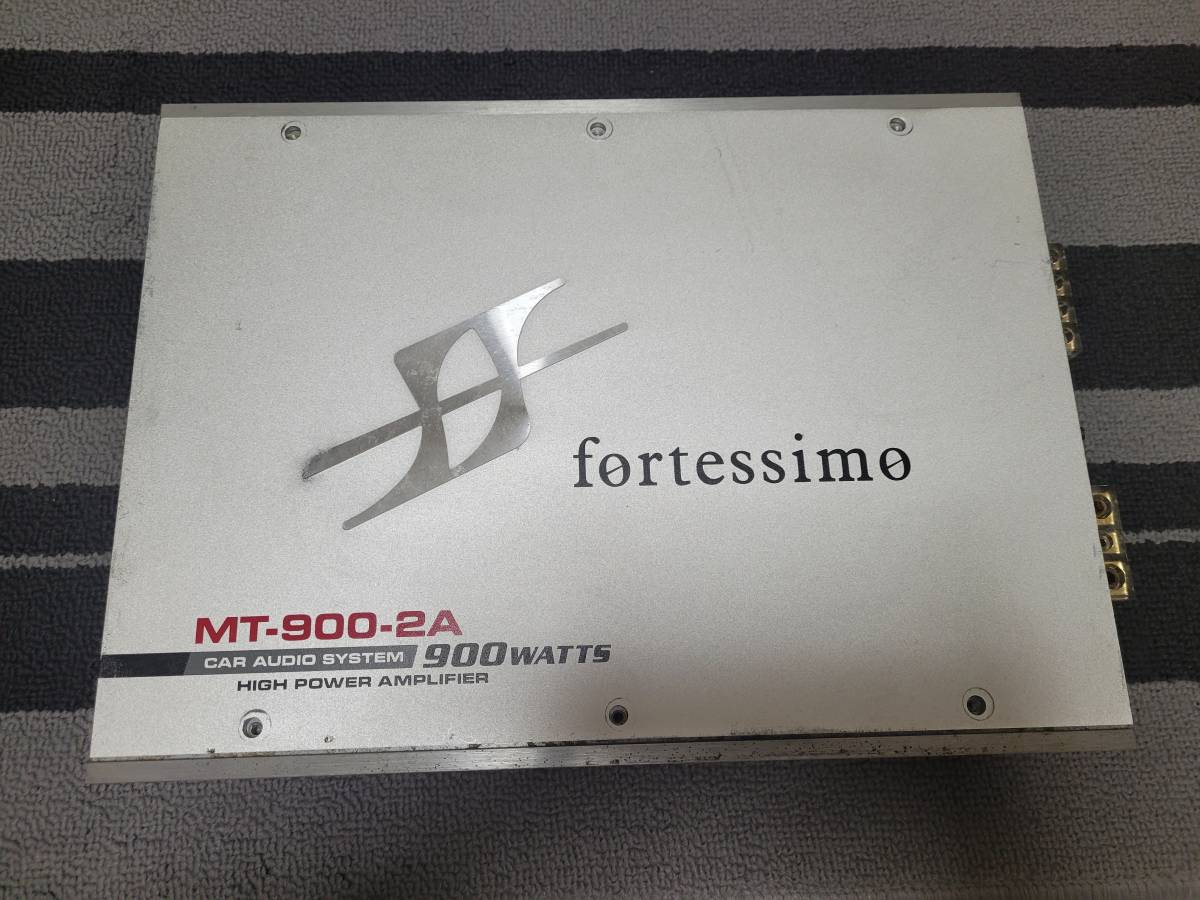 【やや傷や汚れあり】フォルテッシモ MT-900-2A fortessimo Fortessimo 2ch アンプ 4ch 6chの落札情報 ...