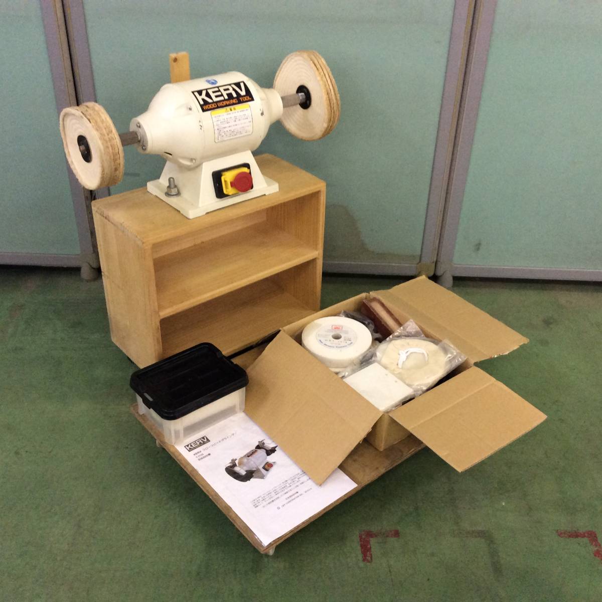 【傷や汚れあり】【TH-7104】中古 KERV 6インチ スロースピードグラインダー T-1152 取説など付属品多数 100V 50/60Hz グラインダーの落札情報詳細 - Yahoo ...