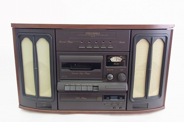 【傷や汚れあり】G195-S20-5109 COLUMBIA コロンビア GP-18 マルチレコードプレーヤー 通電確認済 現状品②＠の落札 ...