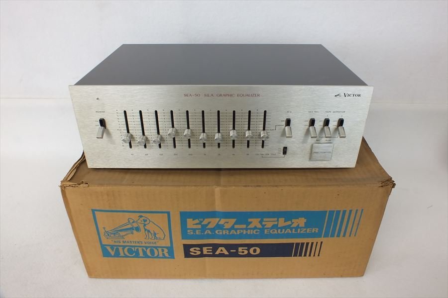 【目立った傷や汚れなし】 Victor ビクター SEA-50 イコライザー 元箱付き 中古 230302M4143の落札情報詳細 - ヤフオク落札価格検索 オークフリー