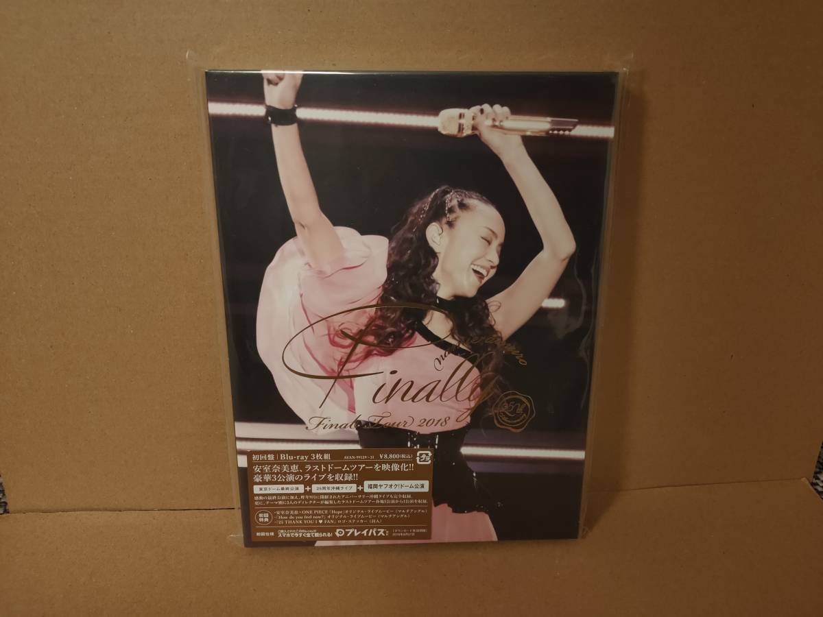 【未使用】新品未開封! 安室奈美恵 Blu-ray3枚組/Final Tour 2018 ～Finally～ (東京ドーム最終＋25周年沖縄ライブ＋福岡ヤフオク!ドーム初回限定盤)の落札情報 ...