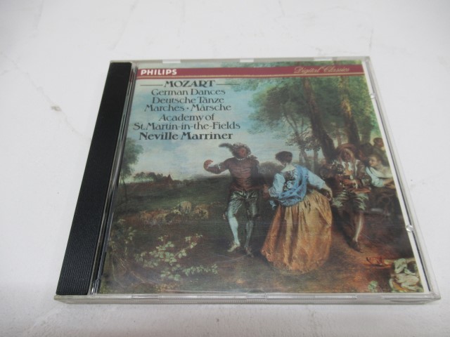 【傷や汚れあり】 モーツァルト ドイツ舞曲/行進曲集 マリナー＆アカデミー室内管弦楽団 ジャケット/ライナー付き USED 65736 ！！の ...