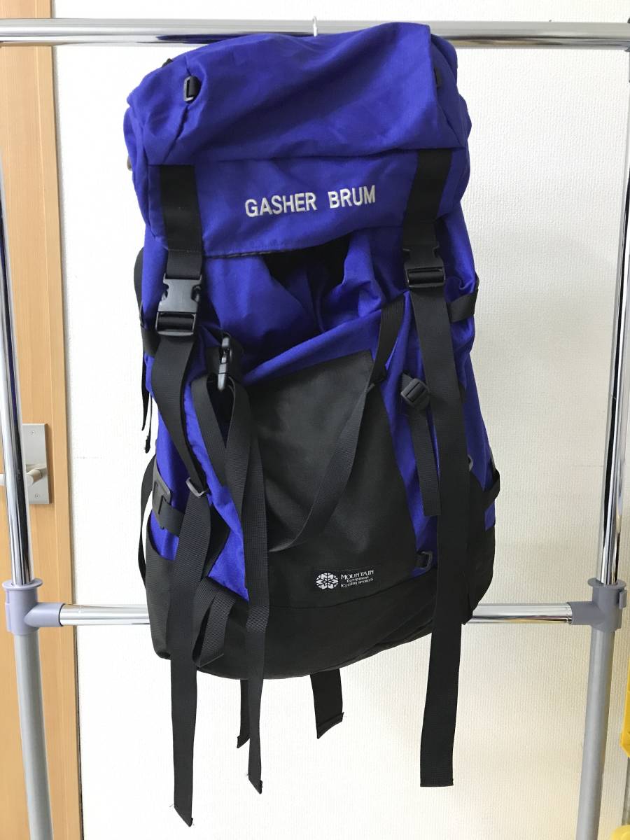 【傷や汚れあり】★湘/GASHER BRUM/リュックサック/MOUNTAIN Equipment/リュック/ブルー/大型/男女兼用/70L ...