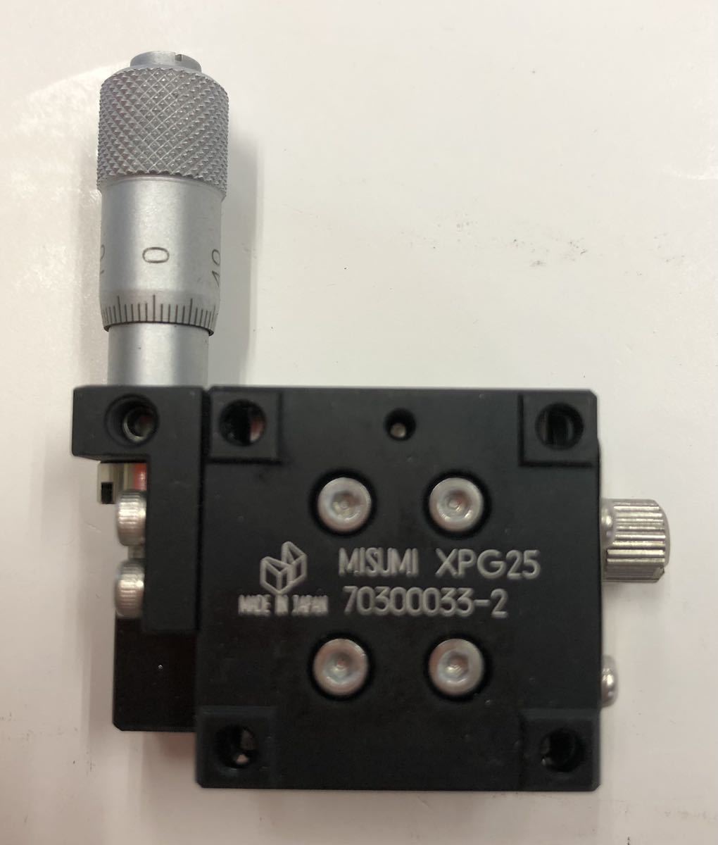 【目立った傷や汚れなし】【中古品】MISUMI XPG25 X軸 クロスローラ マイクロメータヘッドの落札情報詳細 - ヤフオク落札価格検索 オークフリー