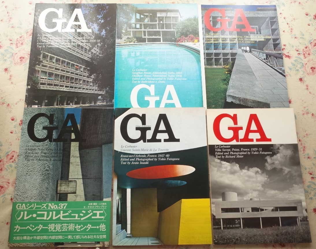 【中古】98509/建築作品集 ル・コルビュジエ 6冊セット GA グローバル・アーキテクチュア ADAエディタトーキョー Le ...