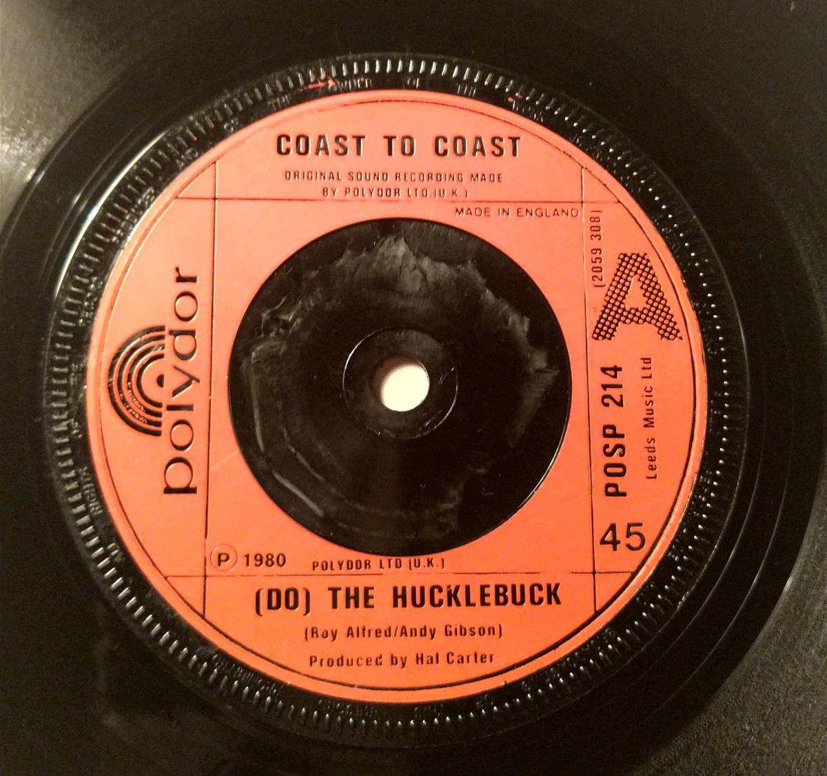 【傷や汚れあり】クラブヒット!両面カバー!COAST TO COAST/DO THE HUCKLEBUCK EP ROCKABILLY ...