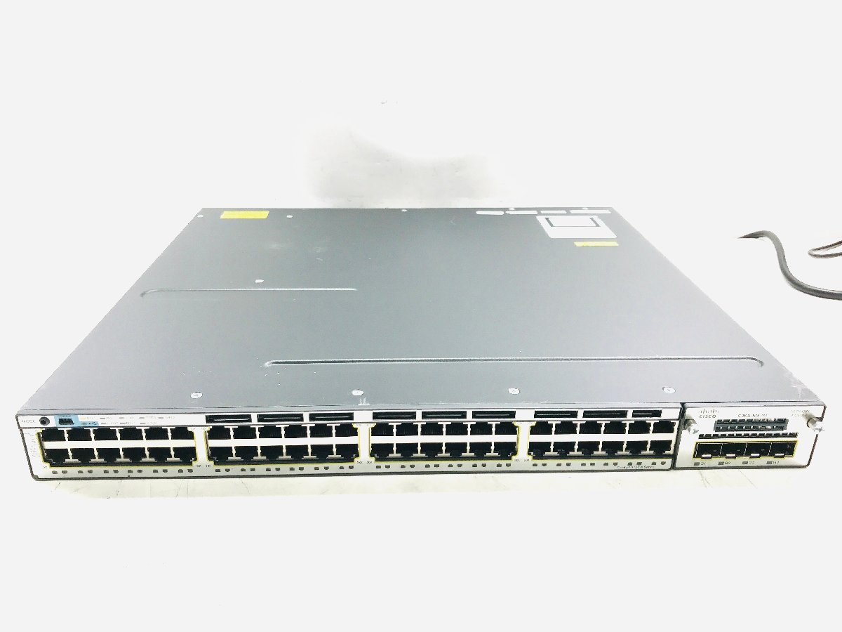 【傷や汚れあり】Cisco/シスコ スイッチ Catalyst 3750-X シリーズ WS-C3750X-48T-S V03の落札情報詳細 ...