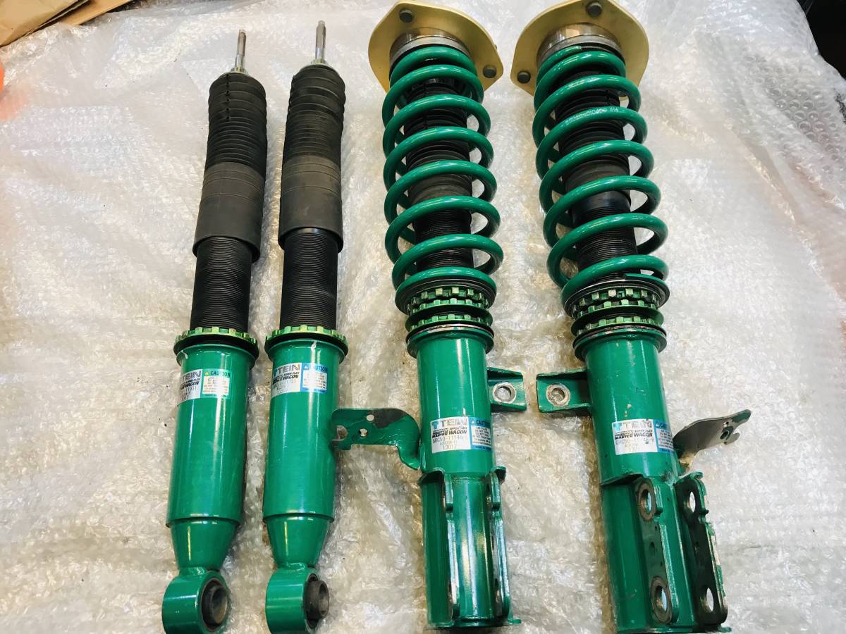TEIN テイン ZRR70W ノア ヴォクシー フルタップ 車高調 全長調整式 SUPER FLEX WAGON スーパーフレックスワゴン GRC56-11Y46 GRC57-11931の ...