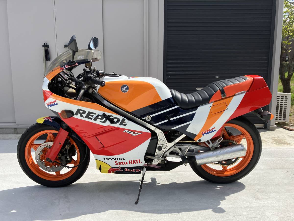 【やや傷や汚れあり】【実動最低なし売切1円スタート】 NS250R（MC11）1984 RC211V風レプソルカラー おまけ純正カウル ...