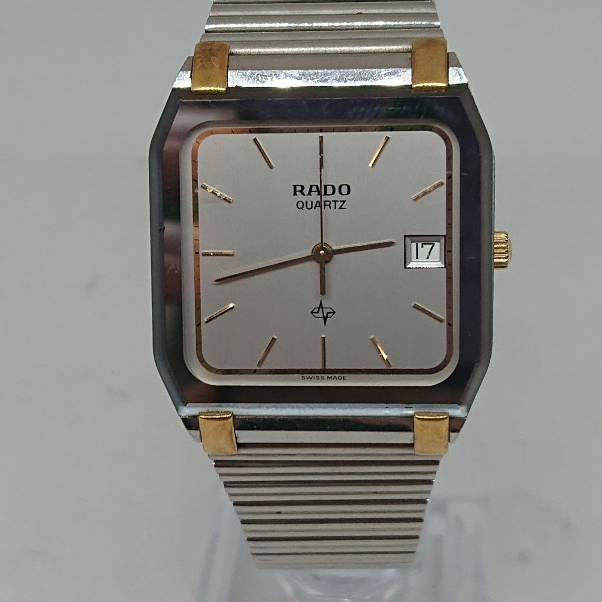 【目立った傷や汚れなし】1円～ RADO ラドー 113.3229.4 デイト メンズ ウォッチ クォーツ スクウェア クォーツ 動作品 あの落札情報詳細 - Yahoo!オークション落札価格 ...