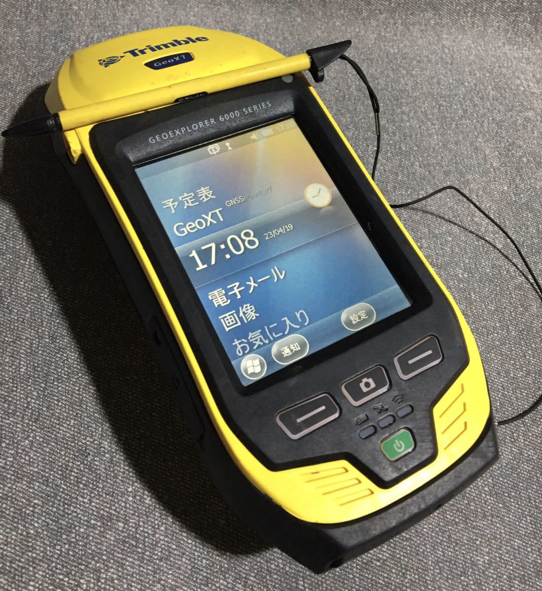【傷や汚れあり】⑨GNSSハンドヘルド機 Trimble GeoExplorer 6000シリーズ GeoXT 88950 動作未確認 ...