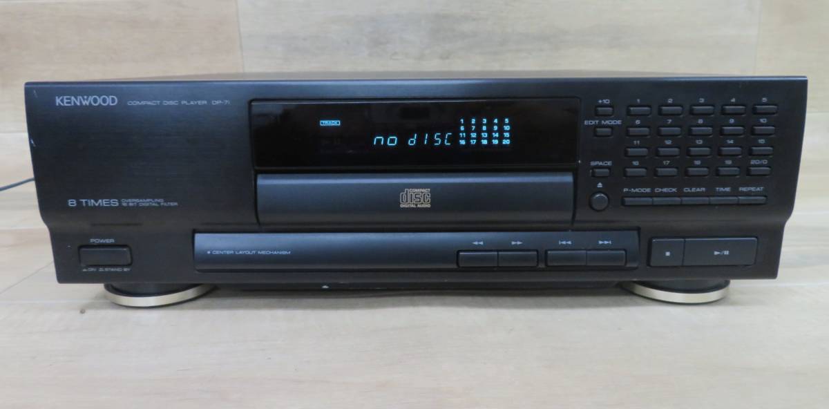 【やや傷や汚れあり】38458 Kenwood ケンウッド Cdプレーヤー Cdデッキ Dp 7i 動作品 中古の落札情報詳細 ヤフオク