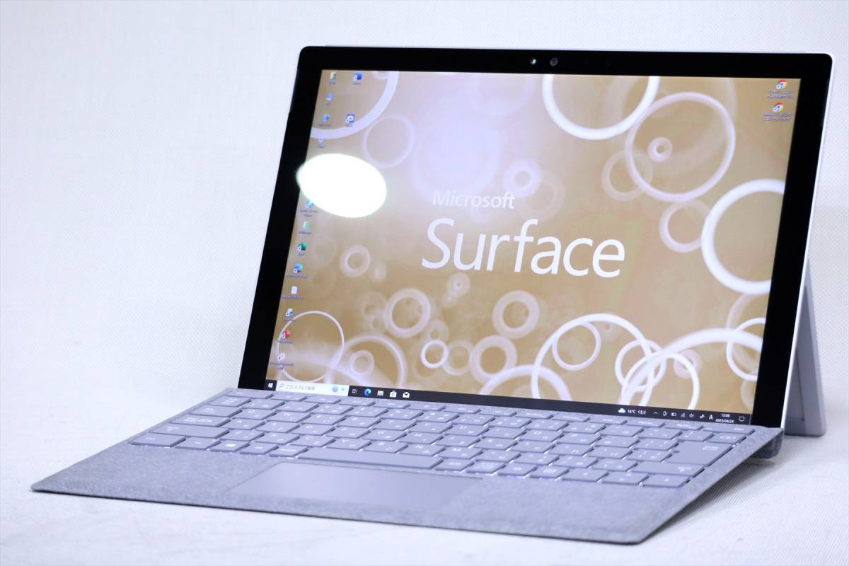【やや傷や汚れあり】【即配】Office2019搭載！高性能タブレットPC！Surface Pro 4 Core i5-6300U 4G SSD128G Bluetooth 顔認証 キーボード ...