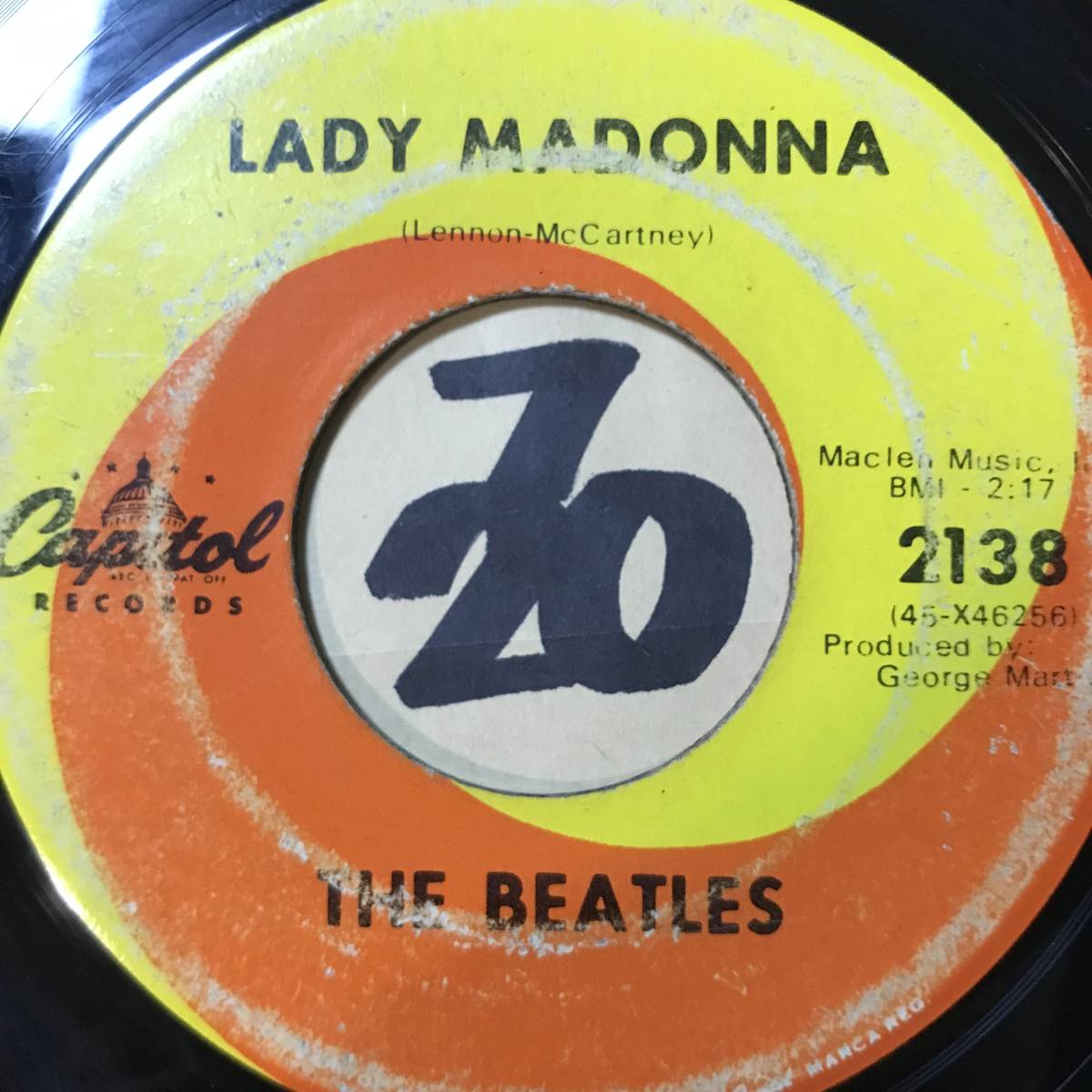 【目立った傷や汚れなし】鮮EP BEATLES. LADY MADONNA . THE INNER LIGHT. UK 爆音origの落札情報 ...