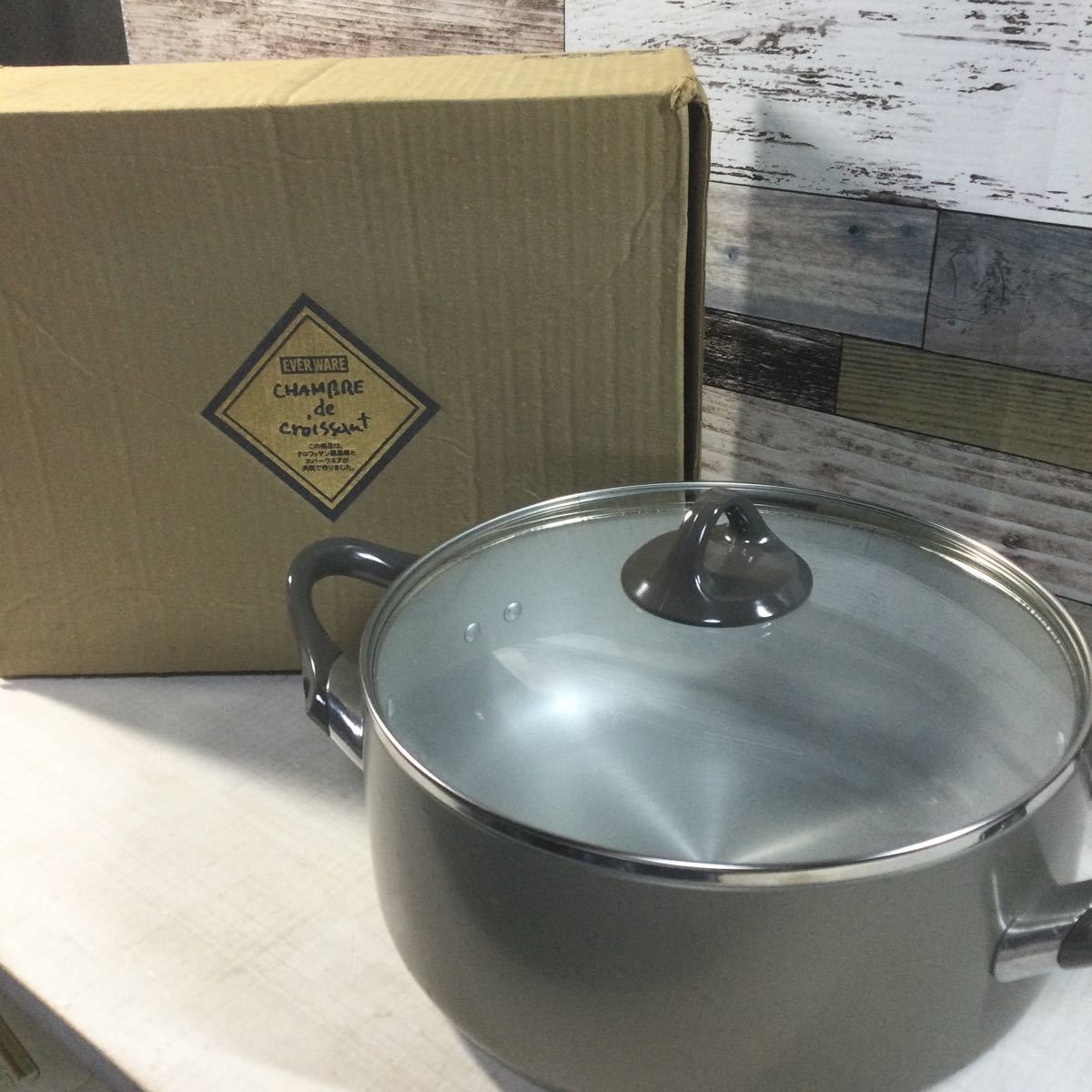 【未使用】エバーウェア EVER WARE 厚手 両手鍋 22cm 未使用品の落札情報詳細 - Yahoo!オークション落札価格検索 オークフリー