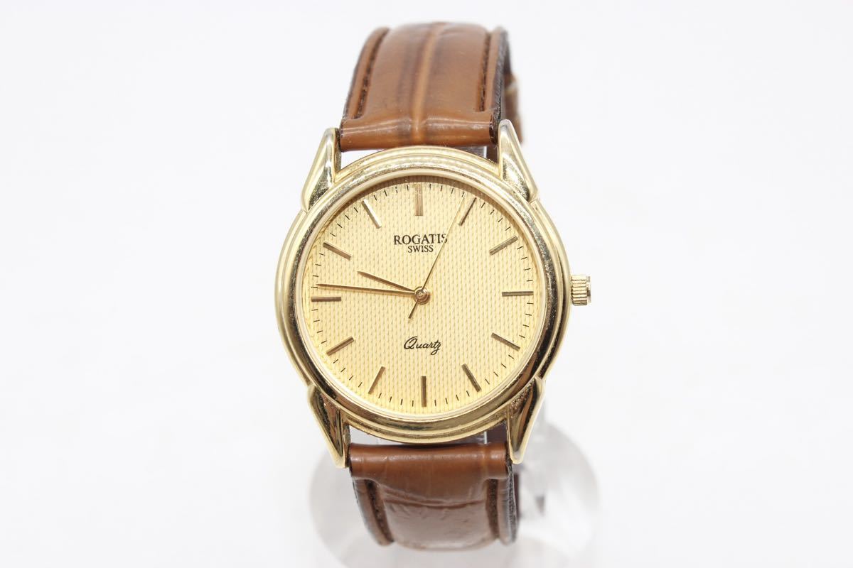 【やや傷や汚れあり】ROGATIS メンズ 腕時計 クォーツ 稼働中 SWISSの落札情報詳細 - ヤフオク落札価格検索 オークフリー