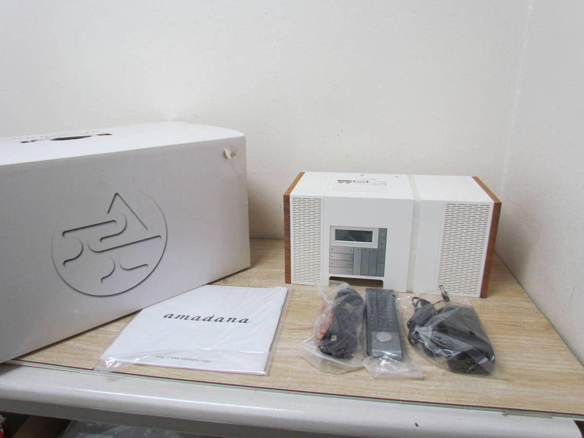【未使用】TK-TJ5 未使用 amadana アマダナ AD-203(WH) [デスクトップオーディオ2 ホワイト] デザイン家電の落札情報詳細 - ヤフオク落札価格検索 オークフリー