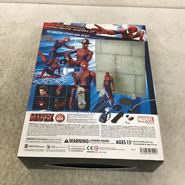 【未使用に近い】1円〜 未開封 メディコムトイ MAFEX 004 アメイジング・スパイダーマン2 スパイダーマン DXセットの落札情報詳細 ...